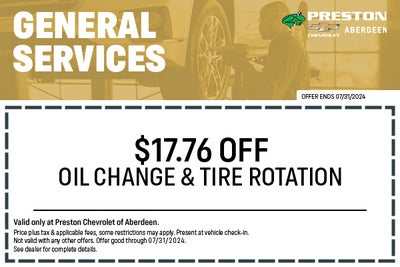 Chevrolet Rebate Offers | Discount Parts & Coupons For Oil Change