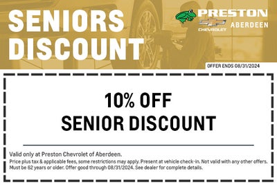 Chevrolet Rebate Offers | Discount Parts & Coupons For Oil Change