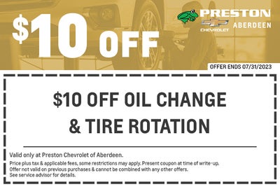Chevrolet Rebate Offers | Discount Parts & Coupons For Oil Change