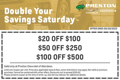Chevrolet Rebate Offers | Discount Parts & Coupons For Oil Change
