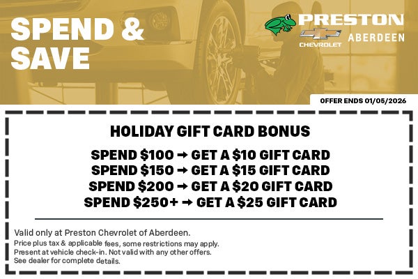 Chevrolet Rebate Offers | Discount Parts & Coupons For Oil Change